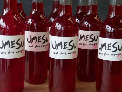 Three Stone Hearth. Yume Boshi Umesu Red Ume Plum Vinegar